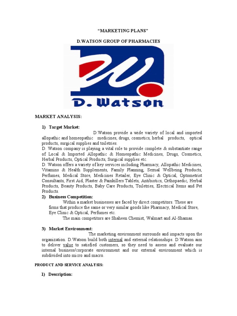 D. Watson | PDF | Advertising | Retail