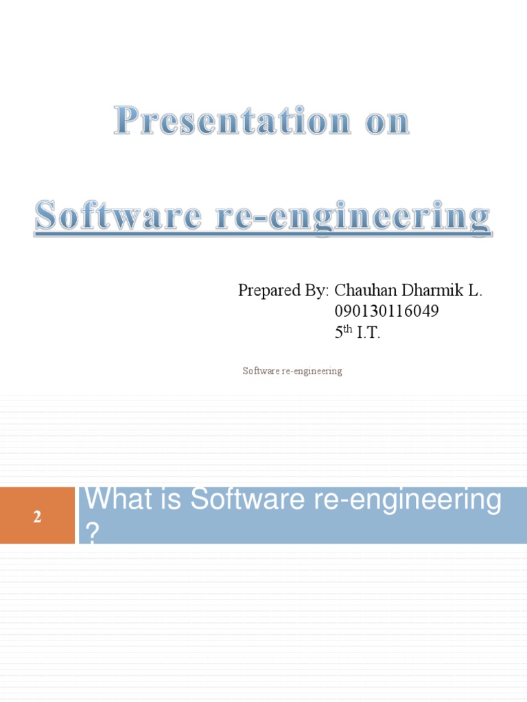 Software Re Engineering | PDF | Source Code | Software