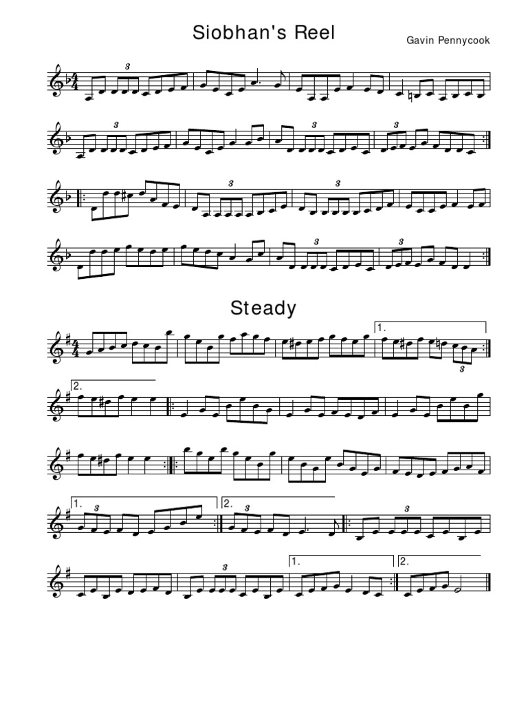SiobhansReel Steady | PDF