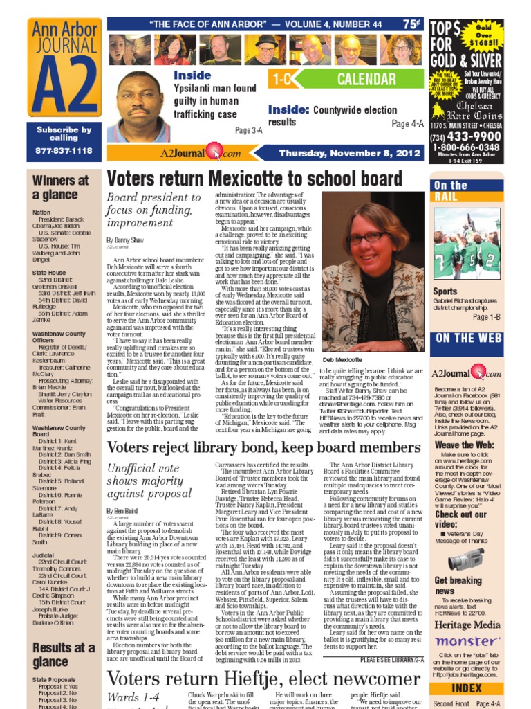 A2 Journal Front Page | PDF | Voting | Elections