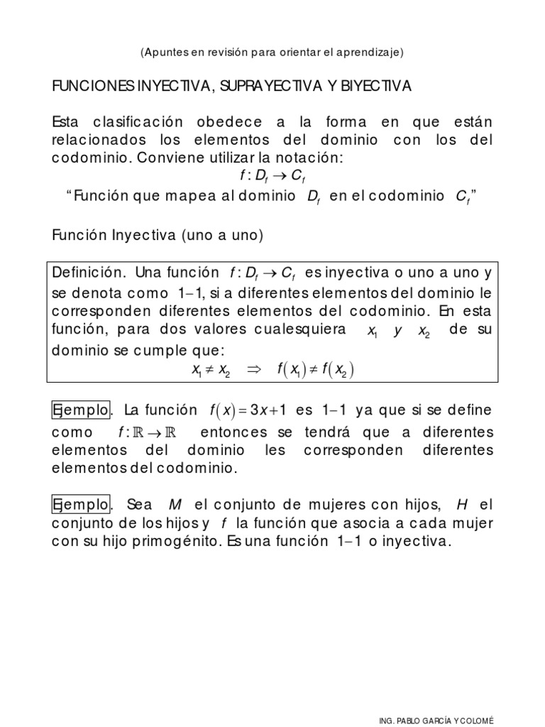 Capitulo I Funciones III | PDF | Función (Matemáticas) | Análisis