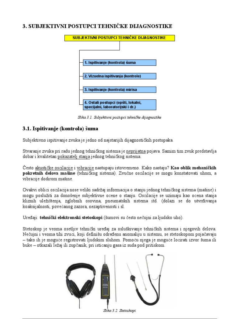 Tehnička Dijagnostika | PDF