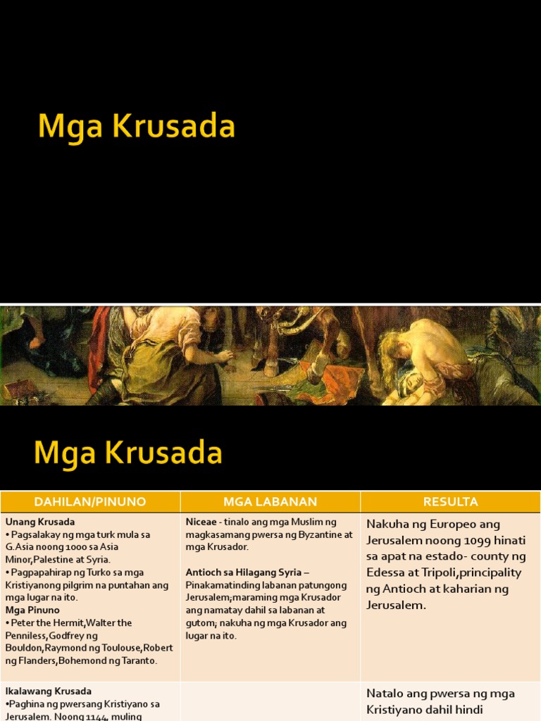 Mga Krusada | PDF