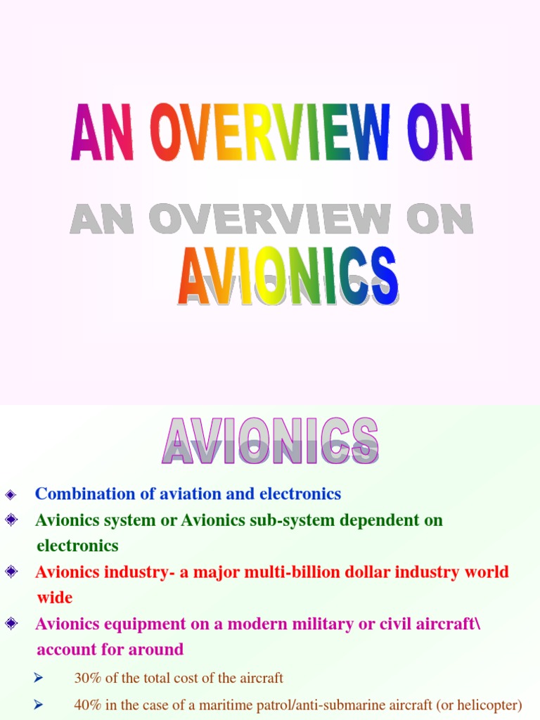 Avionics Systems in Modern Aircraft | PDF | Technology & Engineering