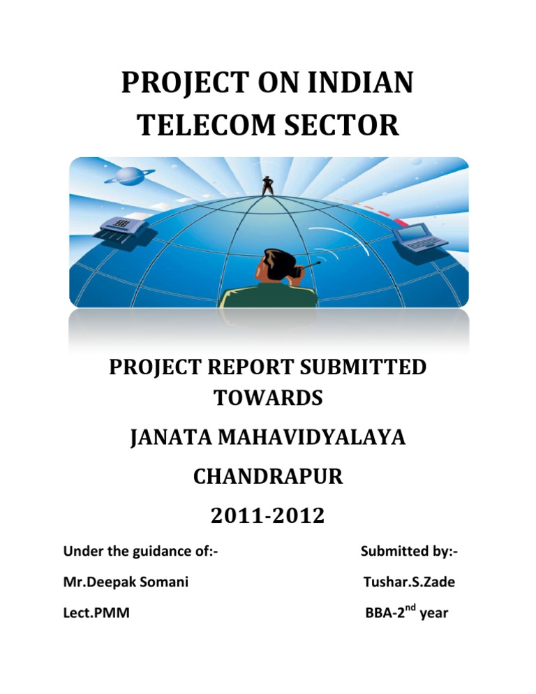 Project On Telecom Sector | PDF