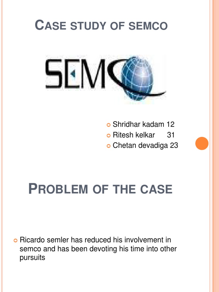 Case Study of Semco | PDF | Employment | Information