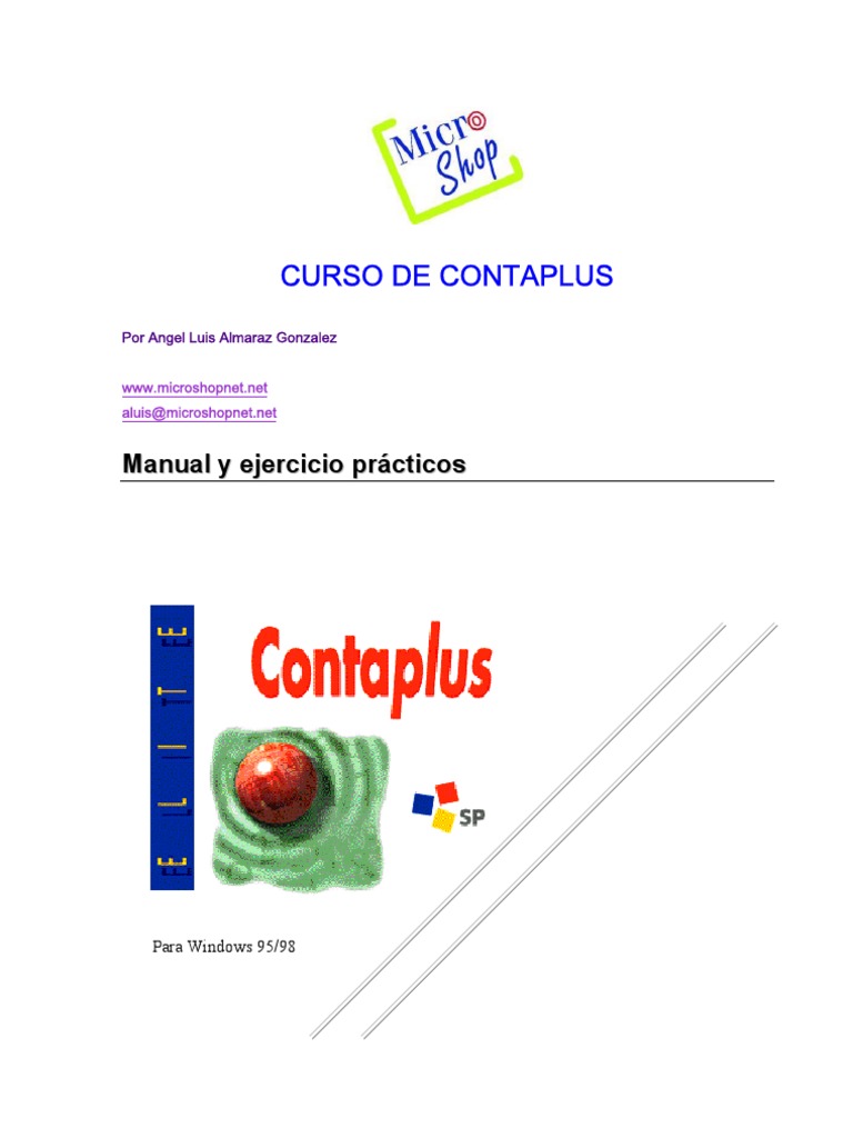 Curso de ContaPlus | PDF | Amortización (Negocio) | Contabilidad