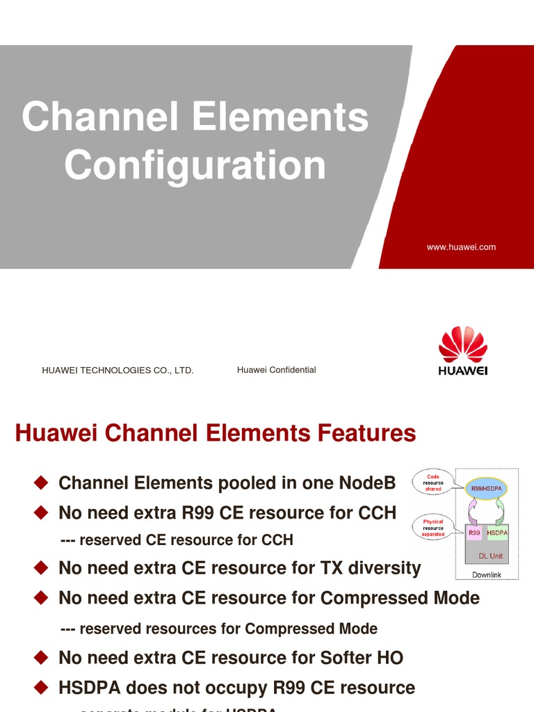 Case Study of Channel Element Configuration | PDF | High Speed Packet ...