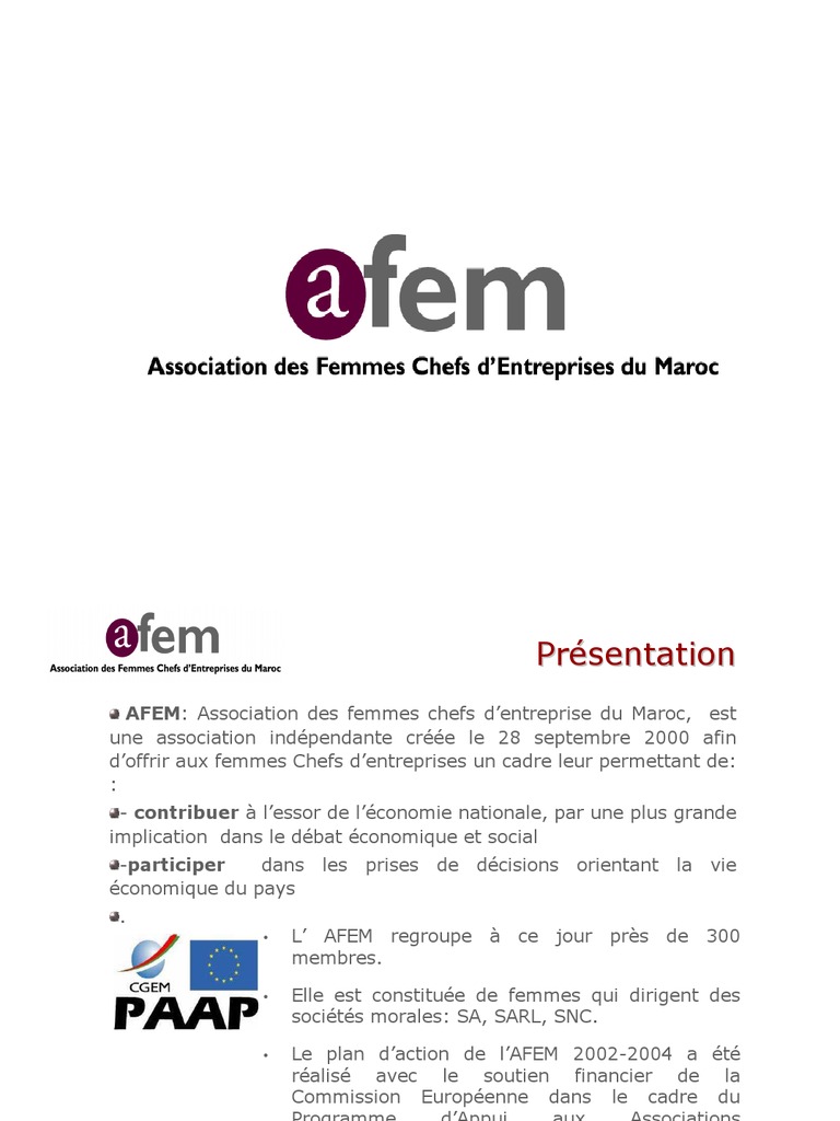 afem | Maroc | Business