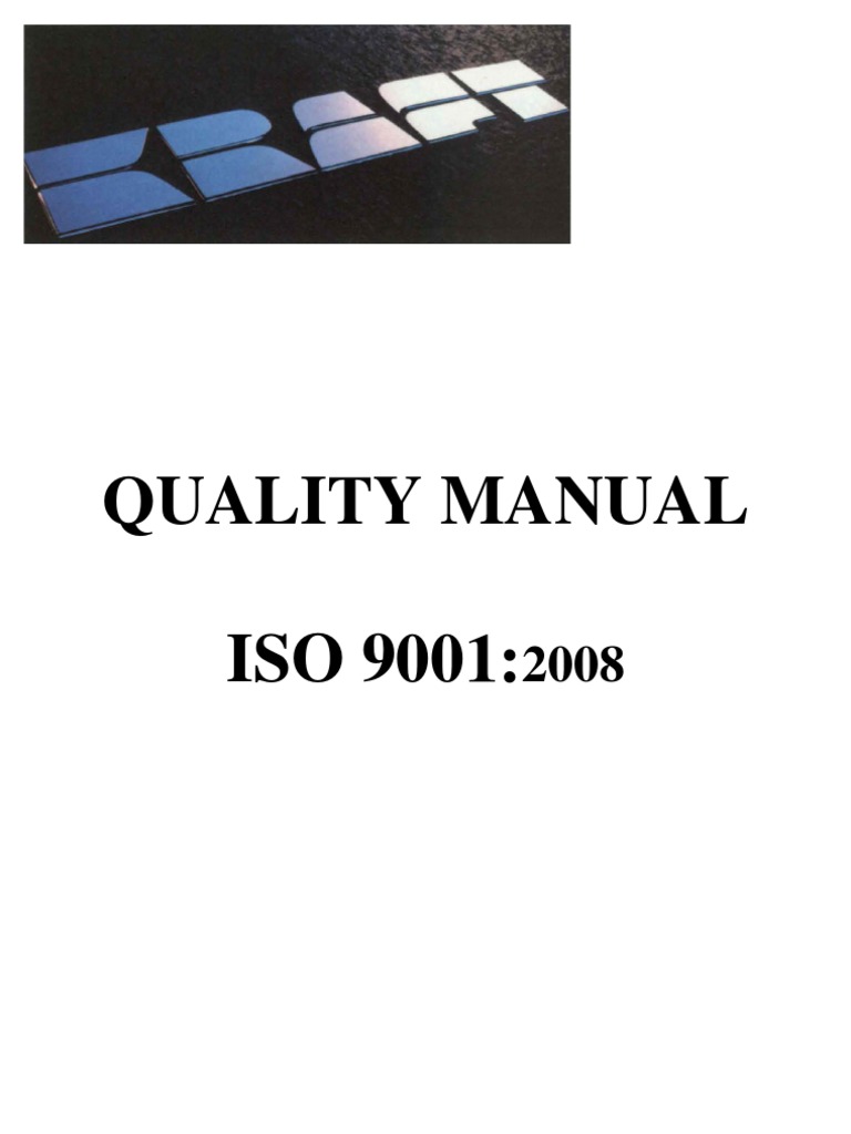 ISO 9001 Quality Manual - Kraft. | PDF