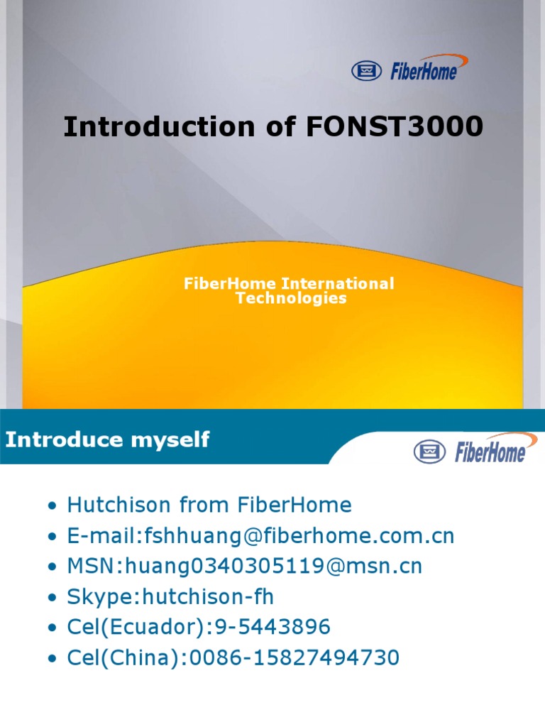 OTN Training-Lv1-Fonst 3000 Equipment Introduction | PDF | Wavelength ...