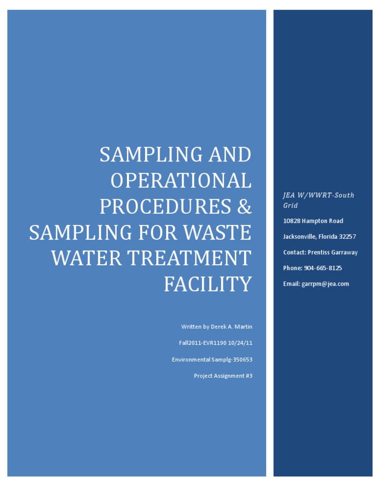 Project Assignment - 3 | PDF | Sewage Treatment | Wastewater