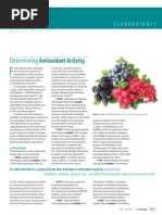 Methods For Testing Antioxidant Activity | PDF | Antioxidant | Radical ...