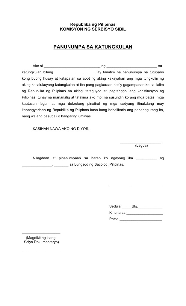 Panunumpa NEW