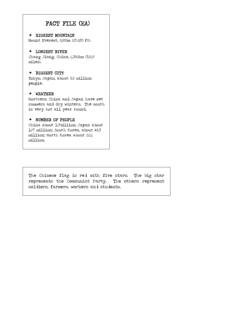 China Fact File | PDF