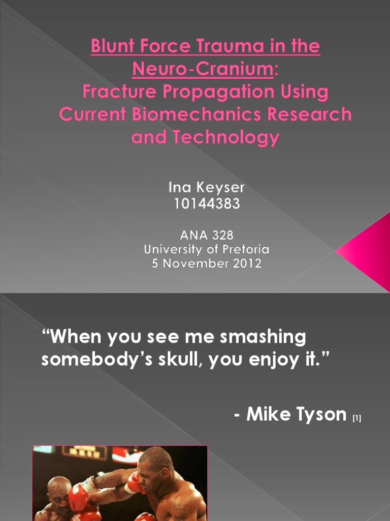 Blunt Force Trauma | PDF | Fracture | Skull