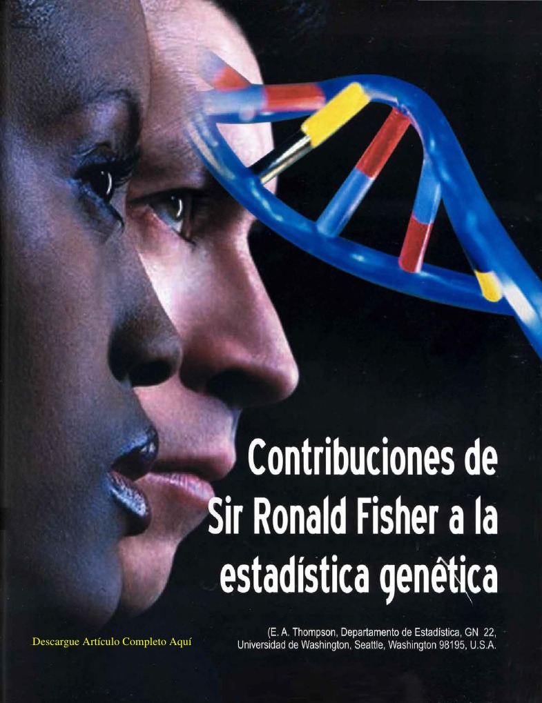 Contribuciones de Sir Roland Fisher a la Estadística Genética | PDF ...