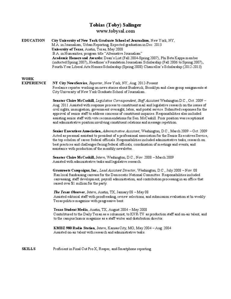 My Resume | PDF | University Of Texas At Austin | New York University