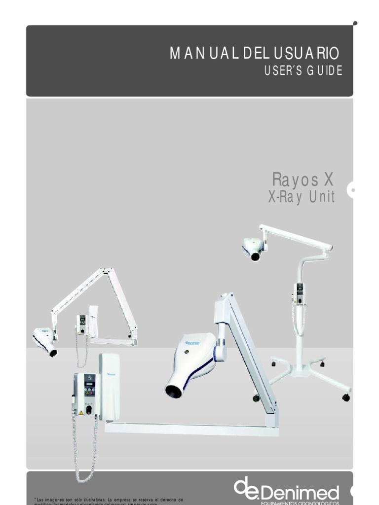Manual de Usuario: Equipo Rayos X | PDF | Radiografía | Aluminio