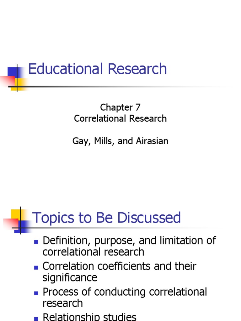 Co-Relational Research | PDF | Teaching Methods & Materials