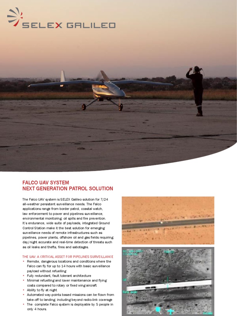 Falco Uav System | PDF | Unmanned Aerial Vehicle | Surveillance