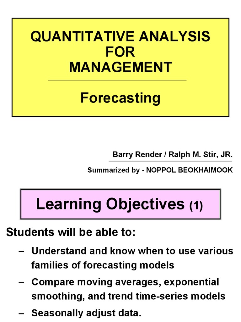 QA Forecasting | PDF | Forecasting | Regression Analysis