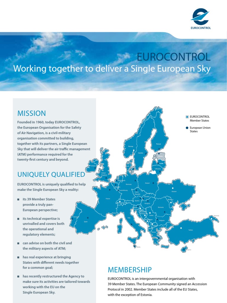 Eurocontrol Factsheet | Download Free PDF | Member State Of The ...