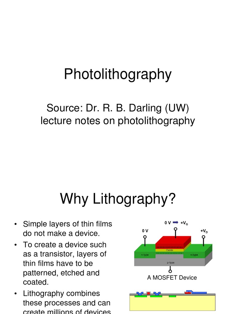 Photo Lithography | PDF | Photolithography | Semiconductor Device Fabrication
