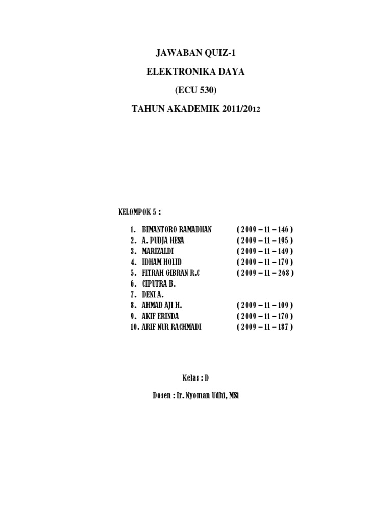JAWABAN Elda STTPLN | PDF