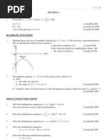 SPM AddMath Formula List Given | PDF | Triangle Geometry | Elementary ...