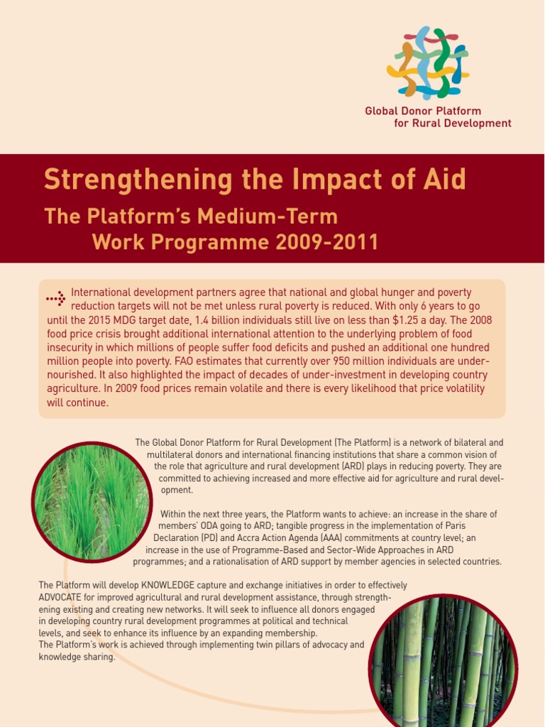 Strengthening The Impact of Aid | PDF | Aid Effectiveness | Aids
