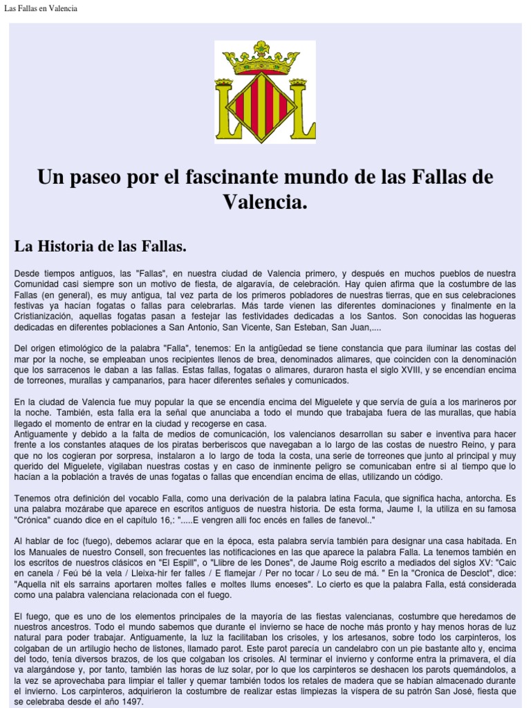 Las Fallas en Valencia | PDF