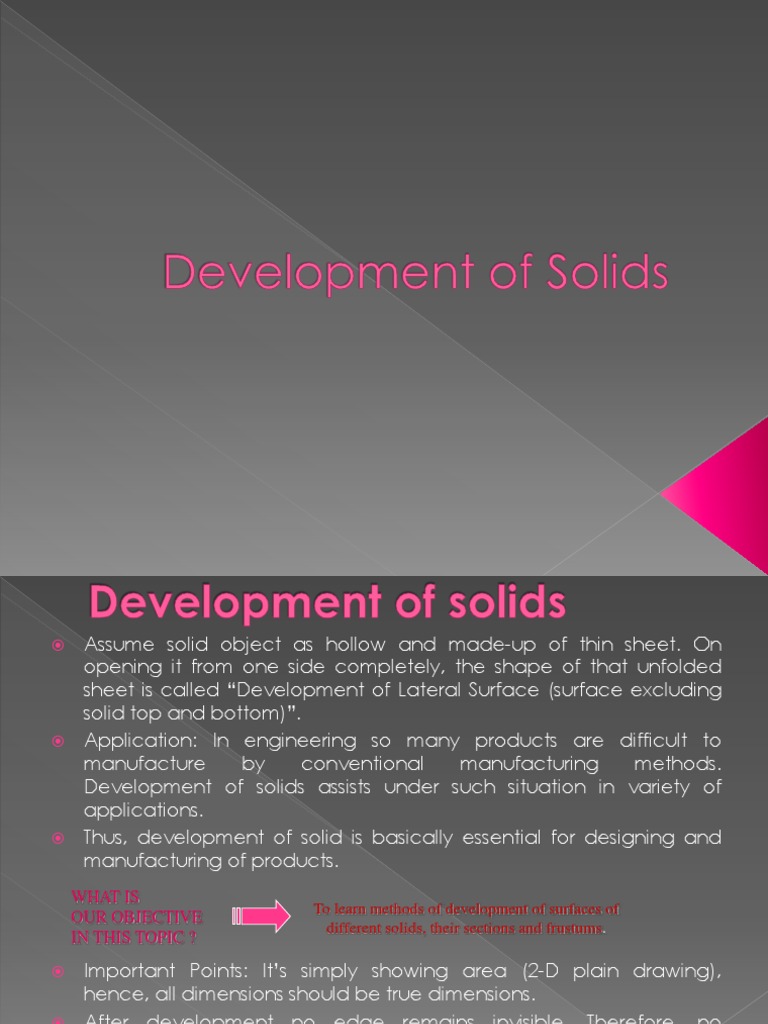 Development of Solids | PDF | Geometric Shapes | Geometry