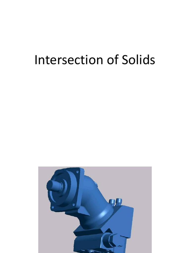 Intersection of Solids | PDF | Geometric Objects | Geometric Shapes