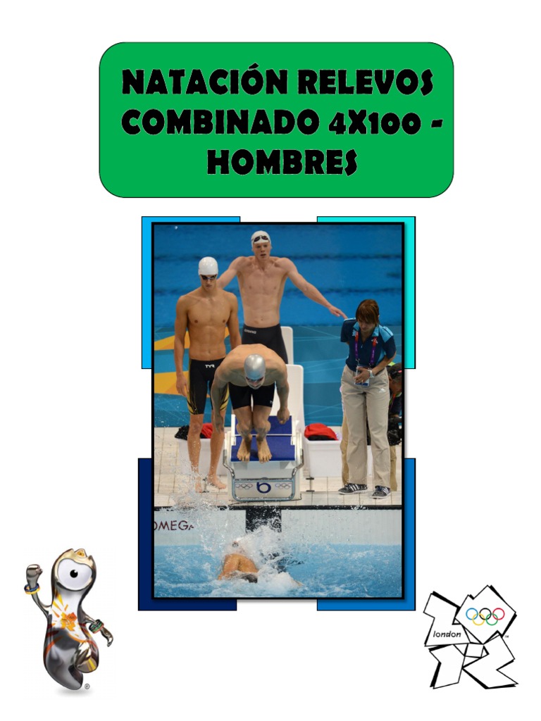 Natación Relevos Combinado 4X100 | PDF | Eventos deportivos múltiples ...