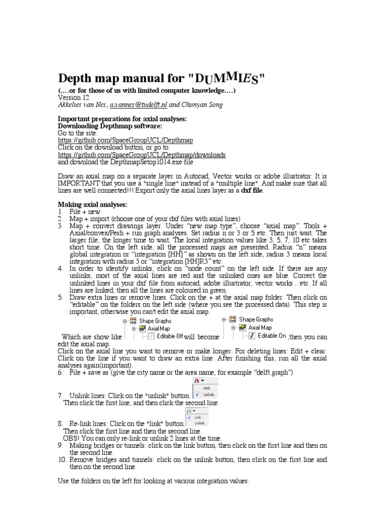 Depth Map Manual For Dummies | PDF | Geographic Information System ...