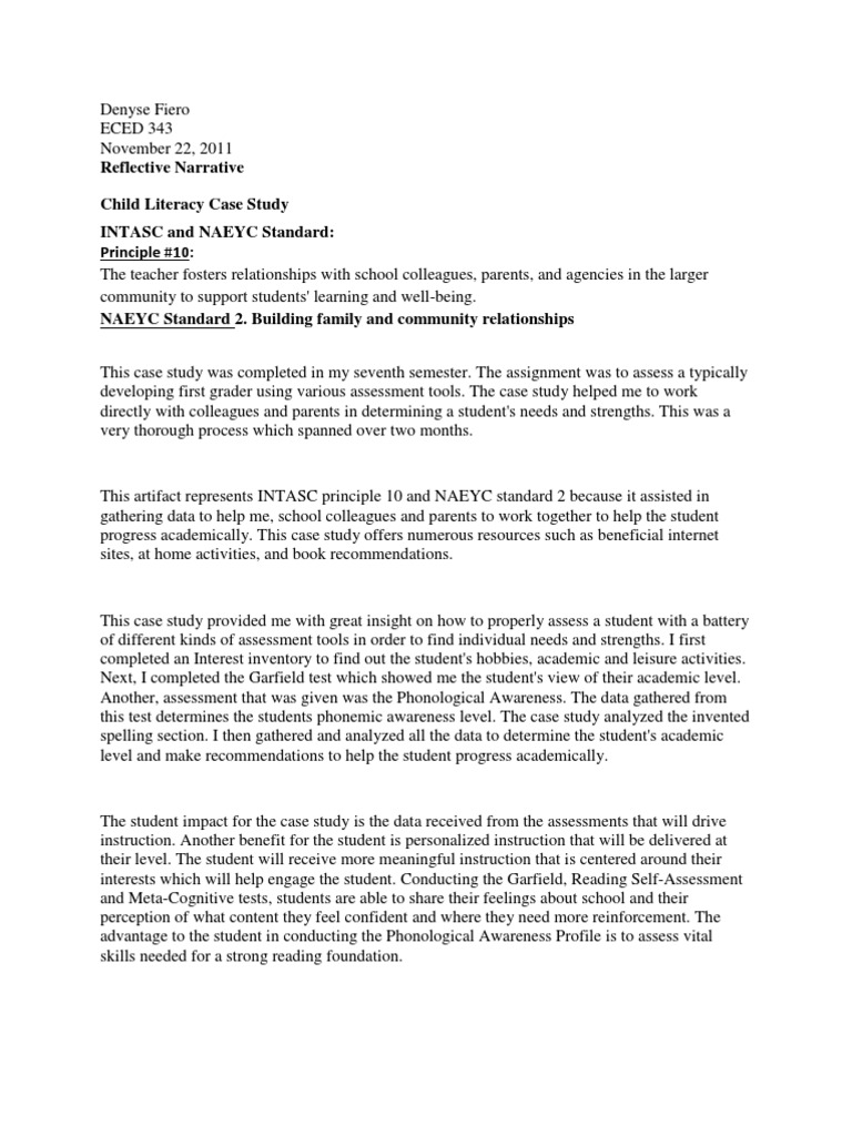 Child Literacy Case Study | PDF | Consonant | Reading Comprehension