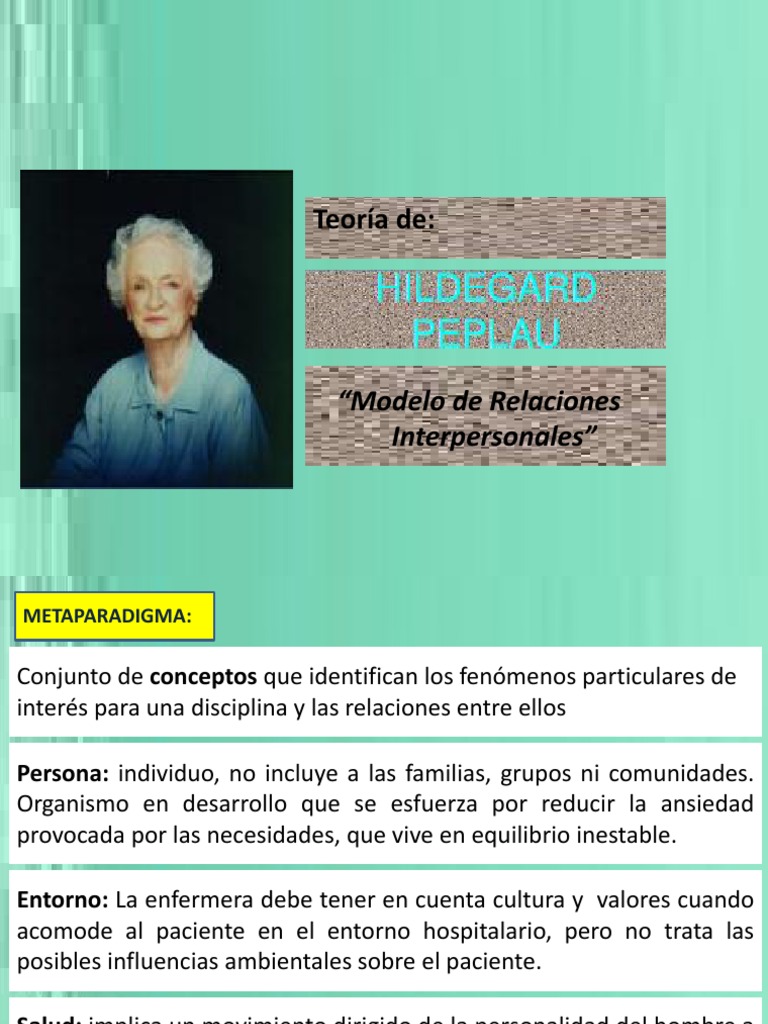 Teoria Peplau | PDF | Salud y bienestar
