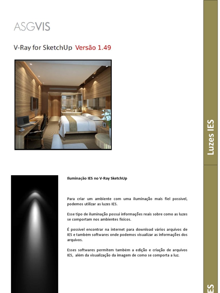 Luzes IES Tutorial | PDF | SketchUp | Programas