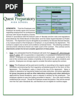 Employee Contract Template | PDF | Employment | Common Law