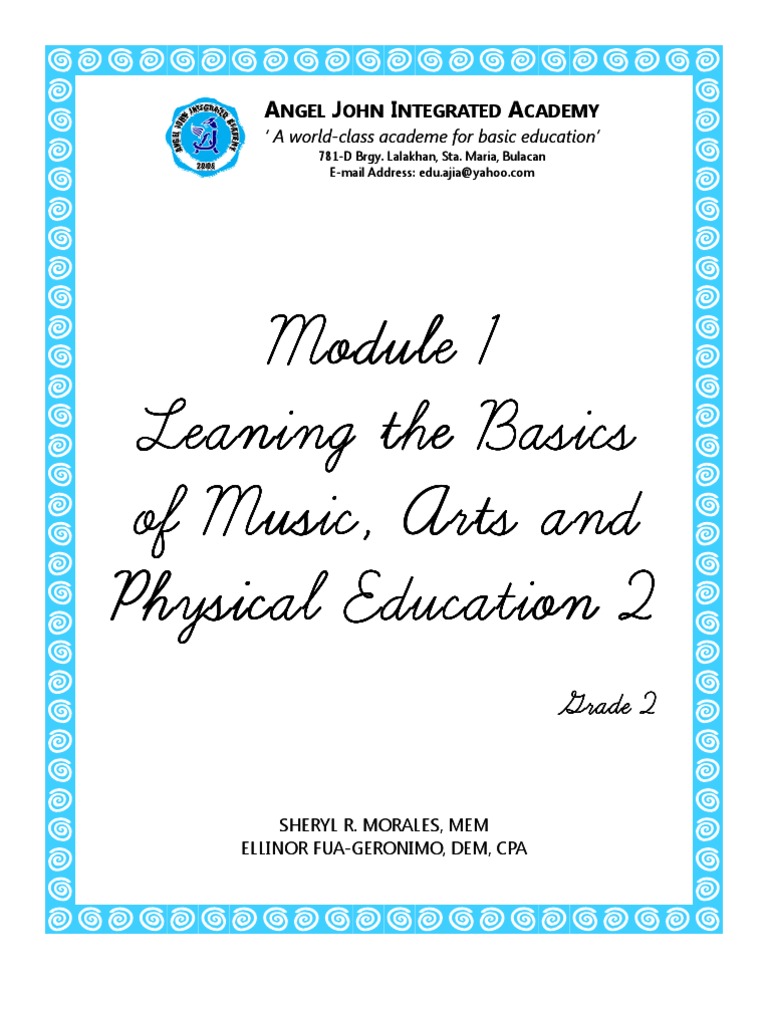 MAPE For Grade 2 | PDF | Clef | Color