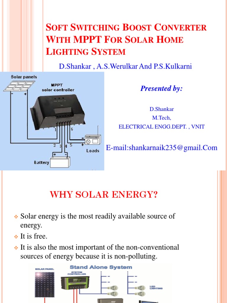 Soft Switching Boost Converter With MPPT For Solar (1) 2233 | PDF ...
