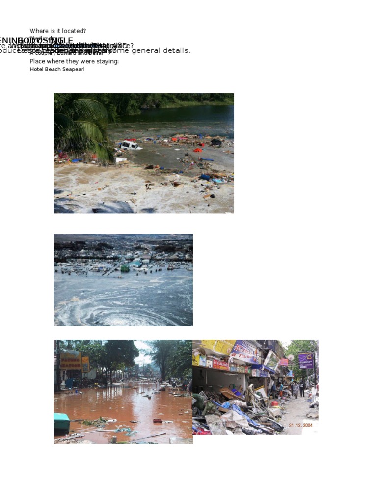 Tsuami in Thailand | PDF | Art
