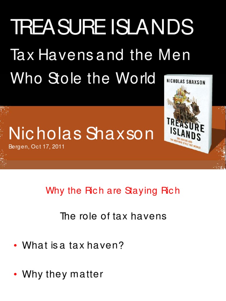 Nicholas Shaxson's Treasure Island - Statistics and Infographics | PDF ...