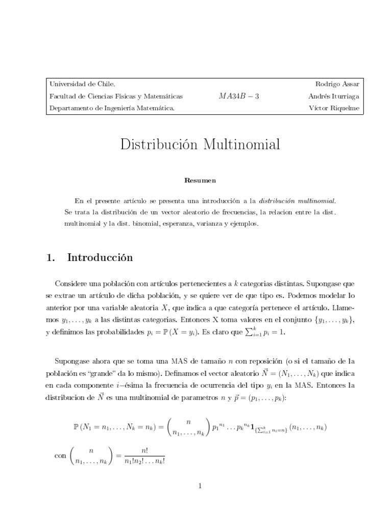 La Multinomial | PDF | Estudios de idiomas extranjeros | Métodos y ...