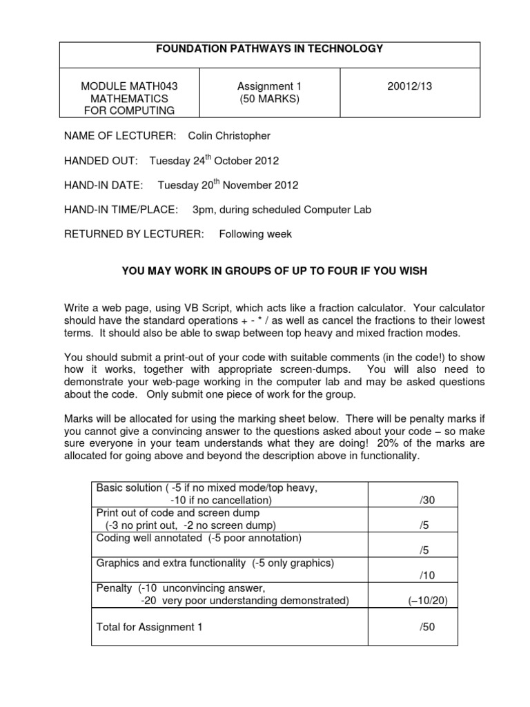 Assignment 201 202012 | PDF | Business | Technology & Engineering