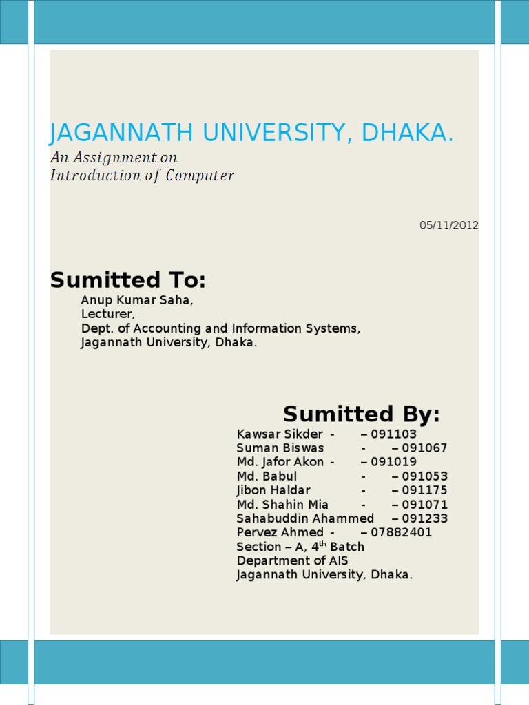 Computer Assignment On Computerization In Bangladesh Pdf Personal Computers Mainframe Computer 