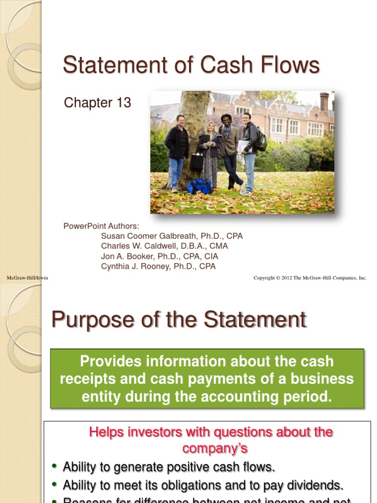 Principles of Accounting Chapter 13 | PDF | Debits And Credits | Cash ...