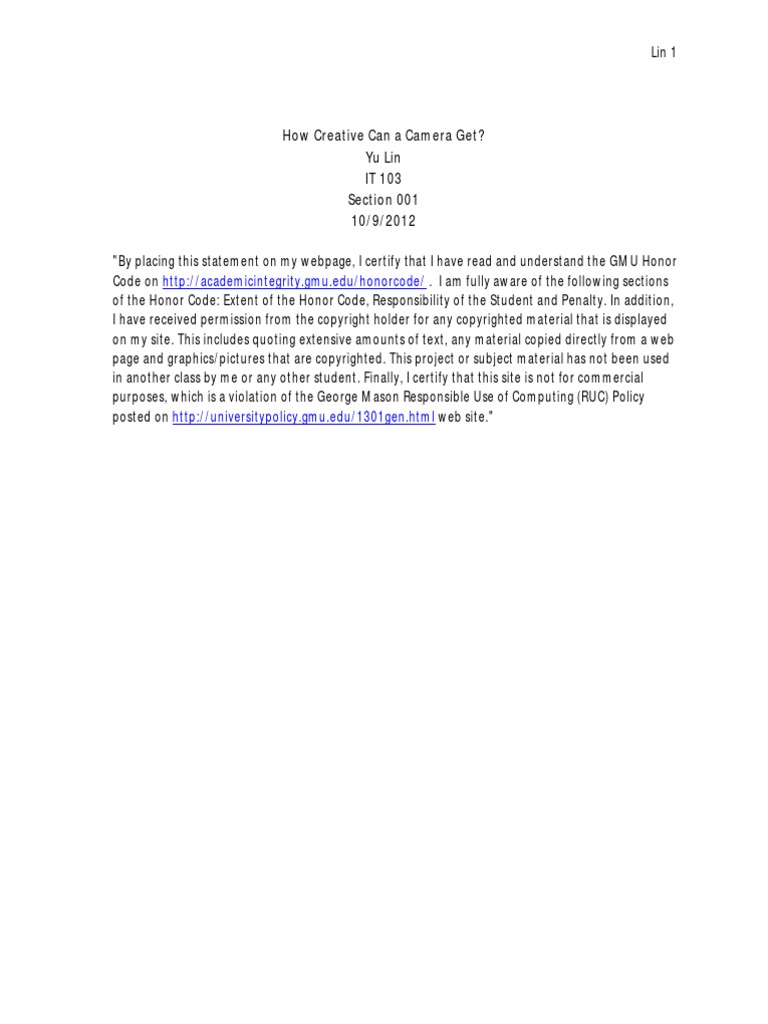 How Creative Can A Camera Get? | PDF | Software | Application Software