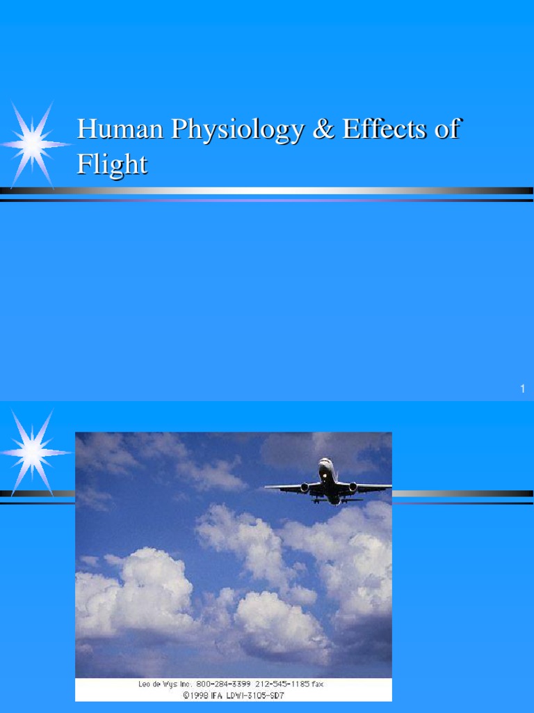 Lecture 2 - Physiology and Effects of Flight | PDF | Hypoxia (Medical ...